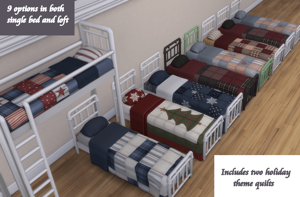 All Ages Bunk Set (Quilts) - The Sims 4 Build / Buy - CurseForge