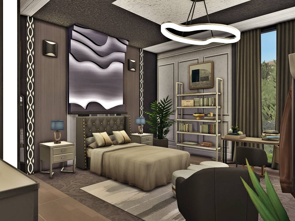 Modern Luxury - Bedroom 1 - Gallery - The Sims 4 Rooms / Lots - CurseForge