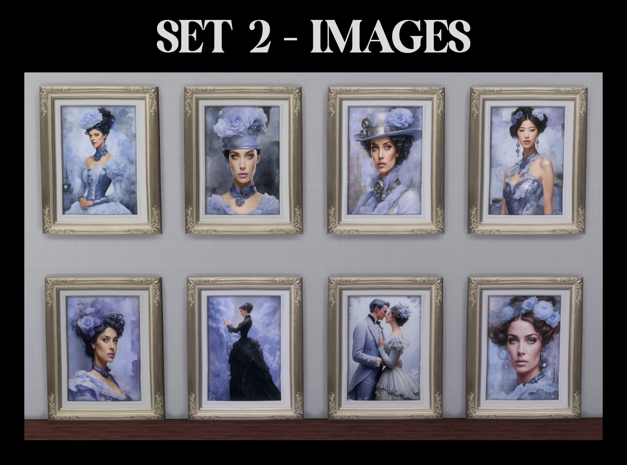 Vintage Expressions Paintings - Gallery - The Sims 4 Build / Buy ...