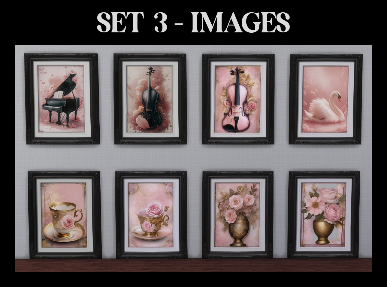 Vintage Expressions Paintings - Gallery - The Sims 4 Build / Buy ...