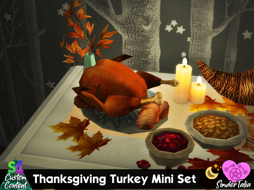 Thanksgiving Turkey Mini Set - Gallery - The Sims 4 Build / Buy ...