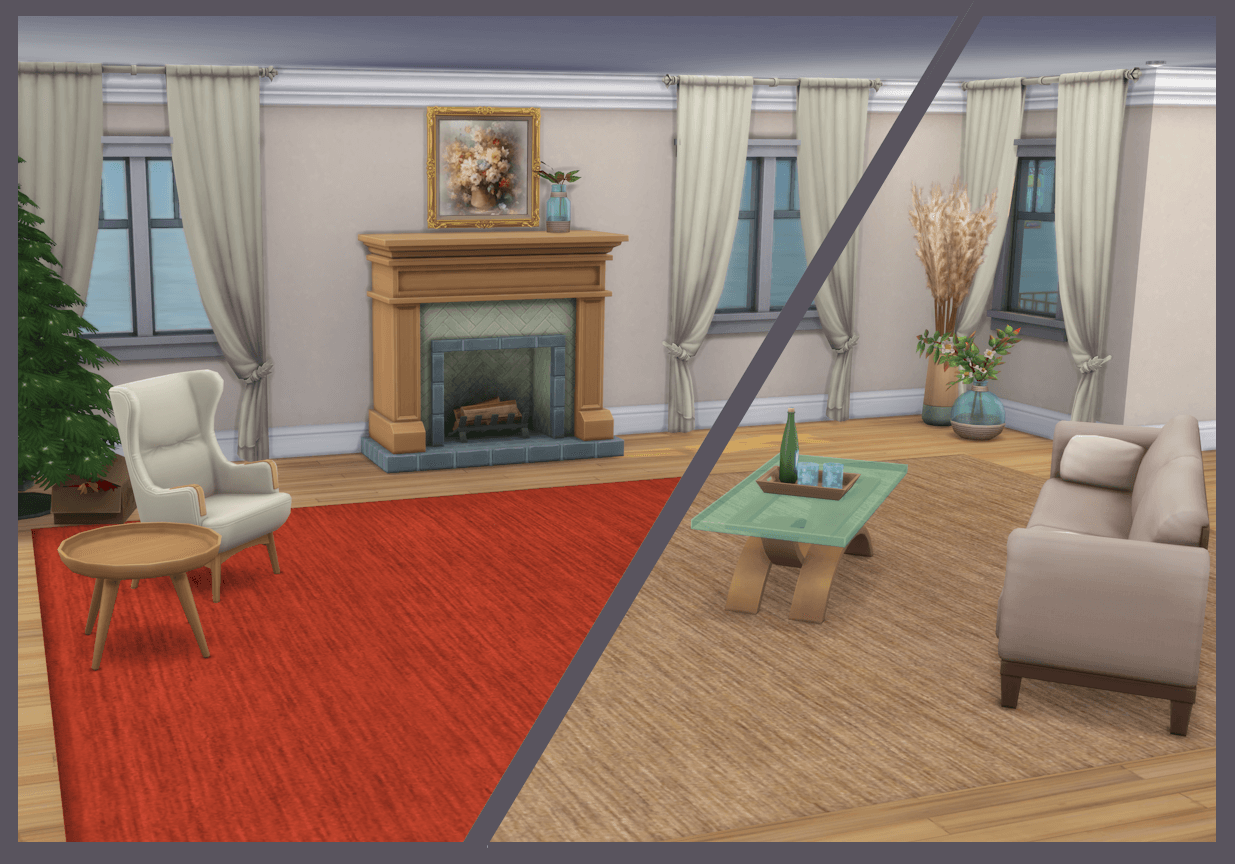 Bun's Solid Colour rugs - The Sims 4 Build / Buy - CurseForge