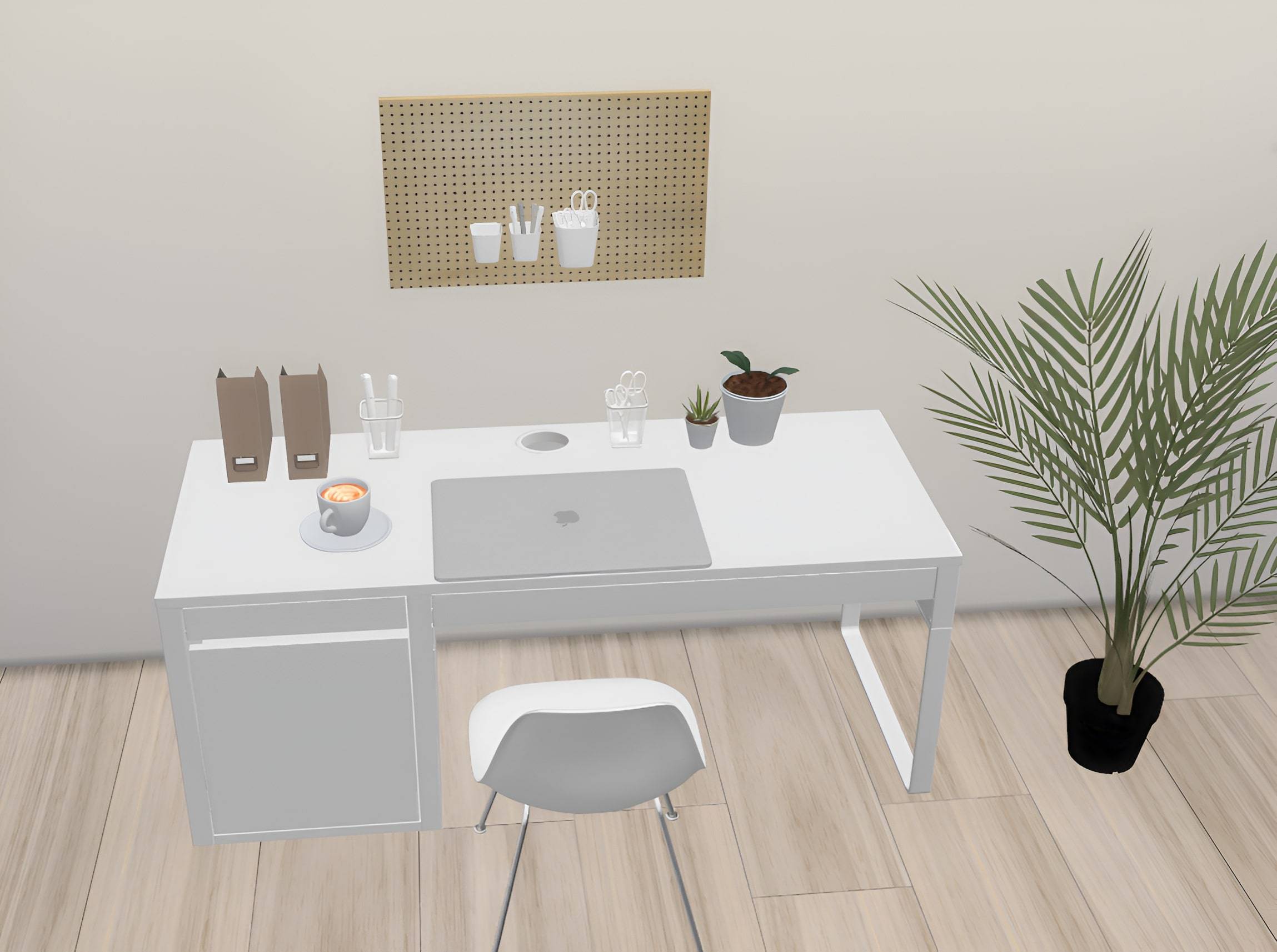 Minimal Sienna office set - Gallery - The Sims 4 Build / Buy - CurseForge