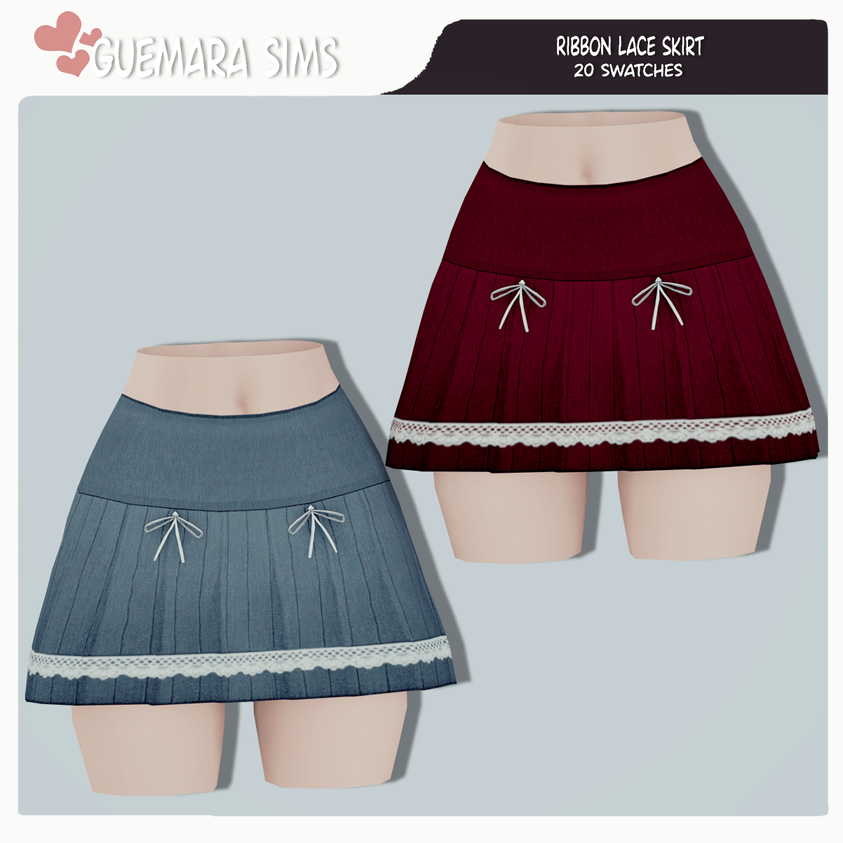 Ribbon Lace Skirt - Gallery - The Sims 4 Create a Sim - CurseForge