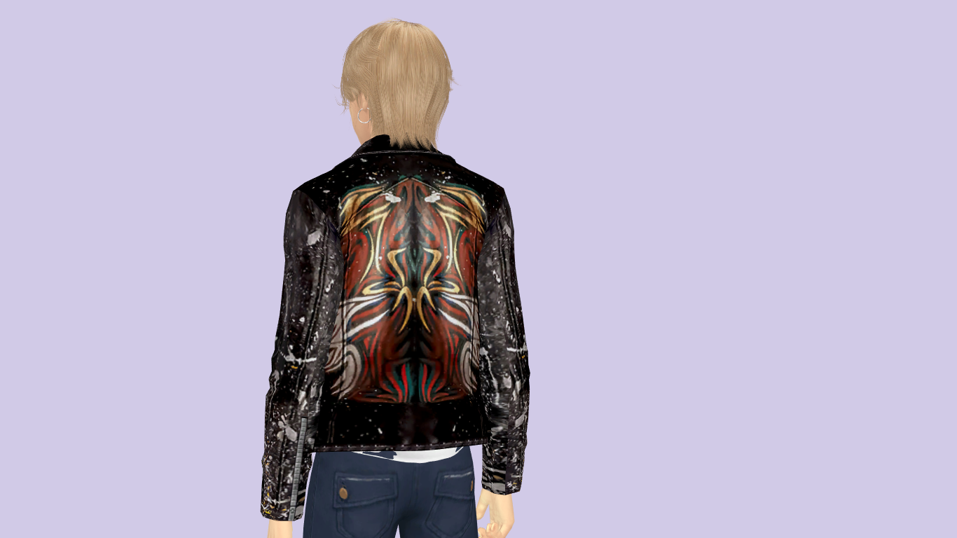 BIKER JACKET IN CALFSKIN (UPDATED) - Gallery - The Sims 4 Create a Sim ...