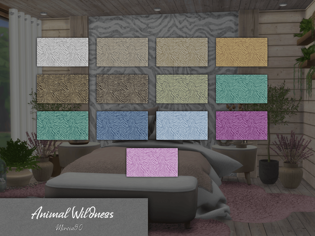 Animal Wildness Wallpaper - Gallery - The Sims 4 Build / Buy - CurseForge