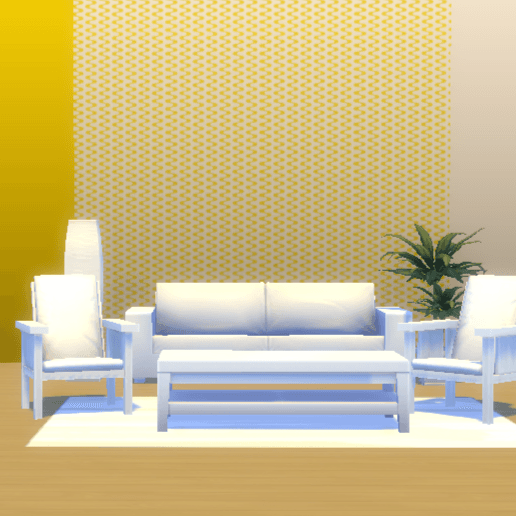 Yellow Wavy Stripes - Gallery - The Sims 4 Build / Buy - CurseForge