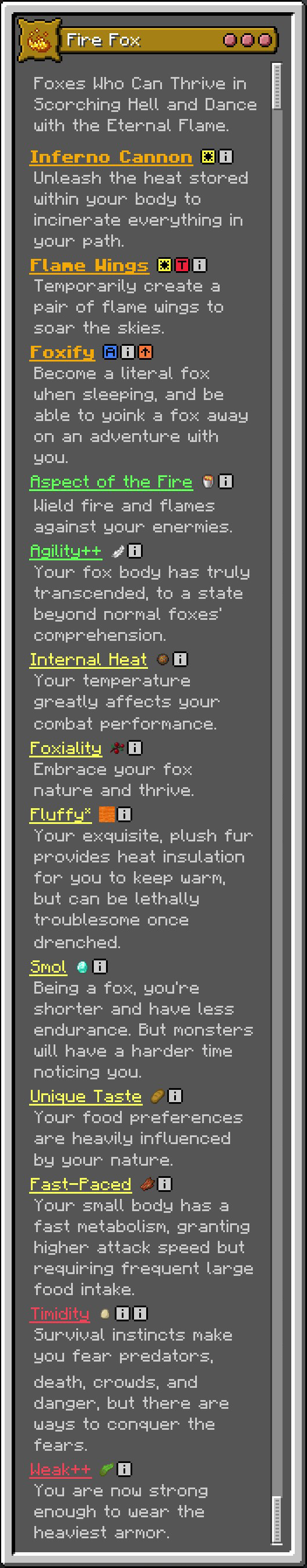 ThDilos Fox Origin Expanded - Minecraft Mods - CurseForge