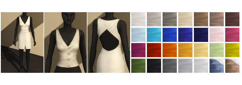 Desert Sand - Lux Dress & Vest Set - The Sims 4 Create a Sim - CurseForge