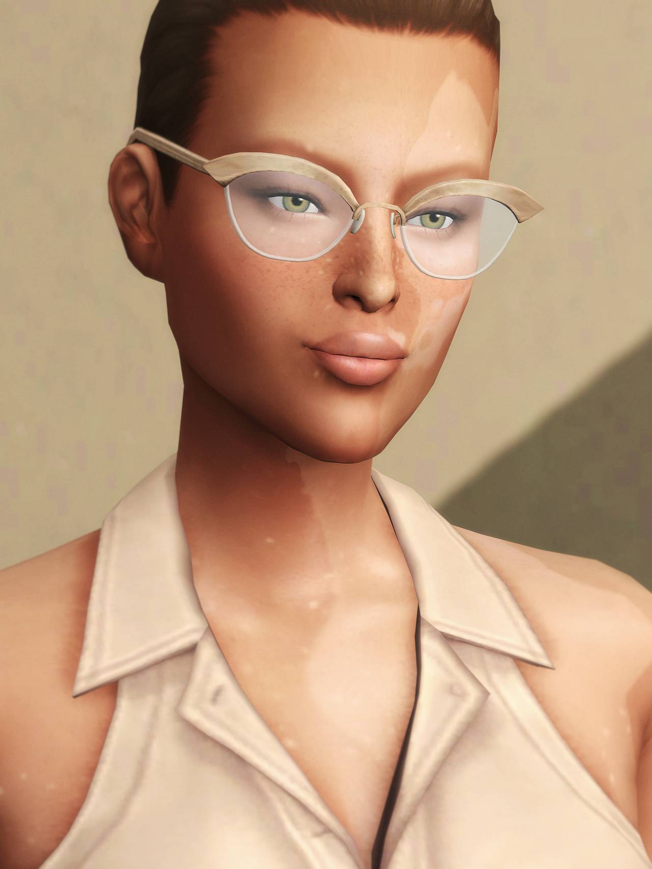 Desert Sand - Glasses N28 & N29 - The Sims 4 Create a Sim - CurseForge