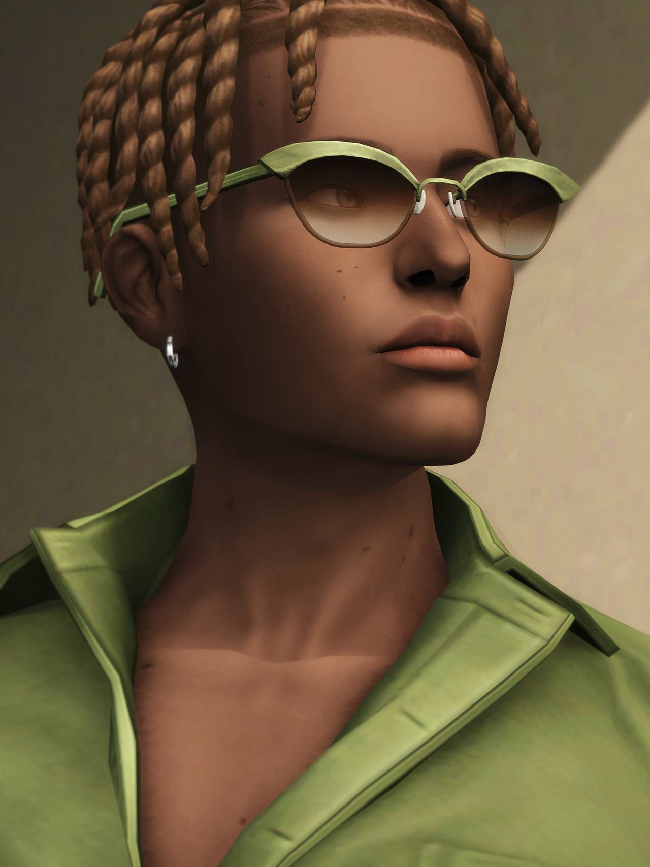 Desert Sand - Glasses N28 & N29 - The Sims 4 Create a Sim - CurseForge