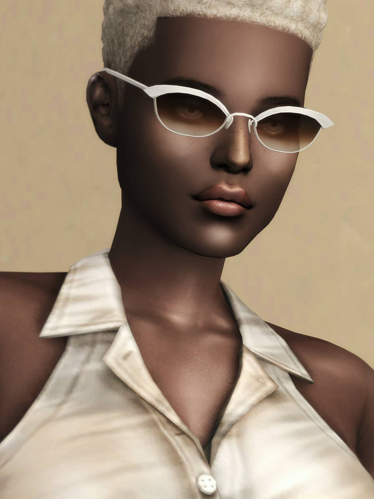 Desert Sand - Glasses N28 & N29 - The Sims 4 Create a Sim - CurseForge