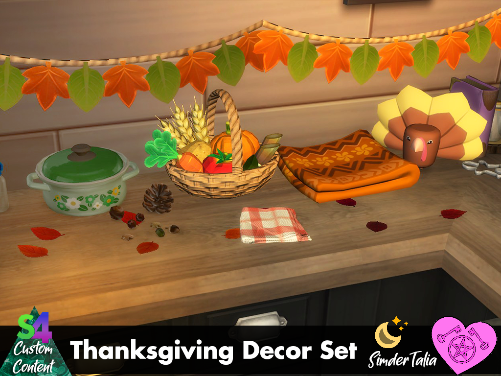 Thanksgiving Decor Set - Gallery - The Sims 4 Build / Buy - CurseForge