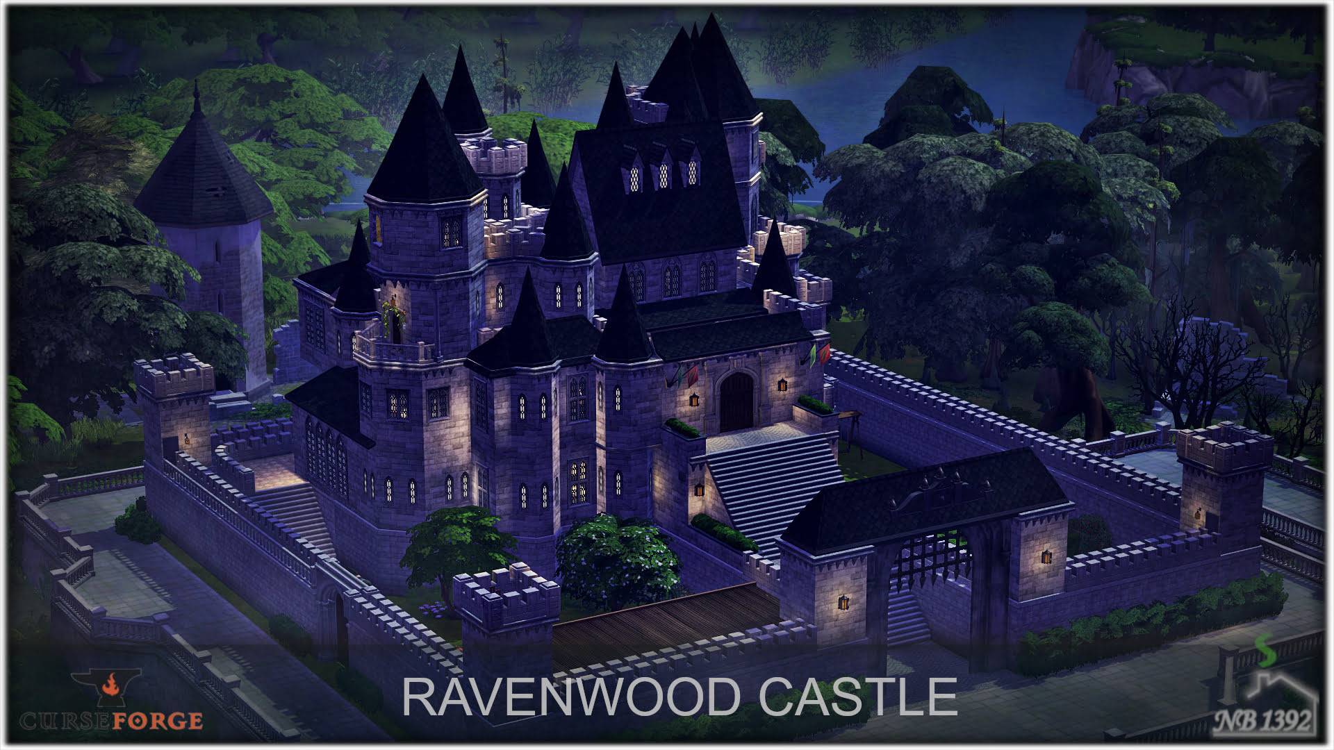 Ravenwood Castle (No CC!) - The Sims 4 Rooms / Lots - CurseForge