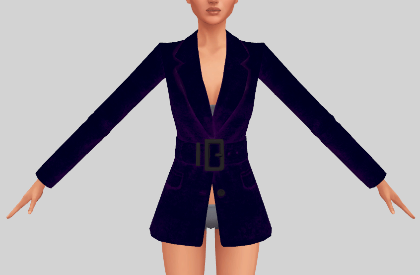 Velvet Blazer - Gallery - The Sims 4 Create a Sim - CurseForge