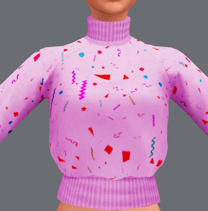 Confetti Jumper - Gallery - The Sims 4 Create a Sim - CurseForge