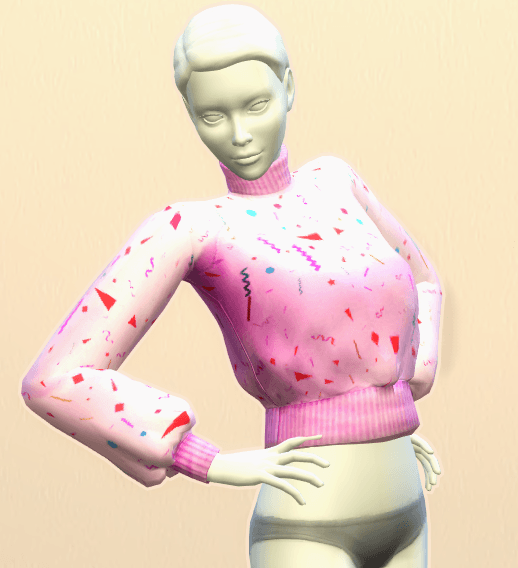 Confetti Jumper - Gallery - The Sims 4 Create a Sim - CurseForge