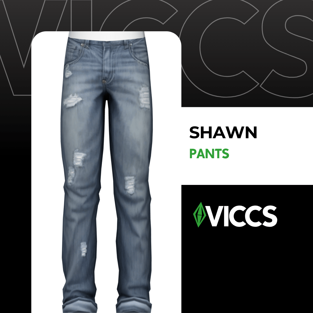 VICCS_SHAWN JEANS (TEEN-ELDER) - Gallery - The Sims 4 Create a Sim ...