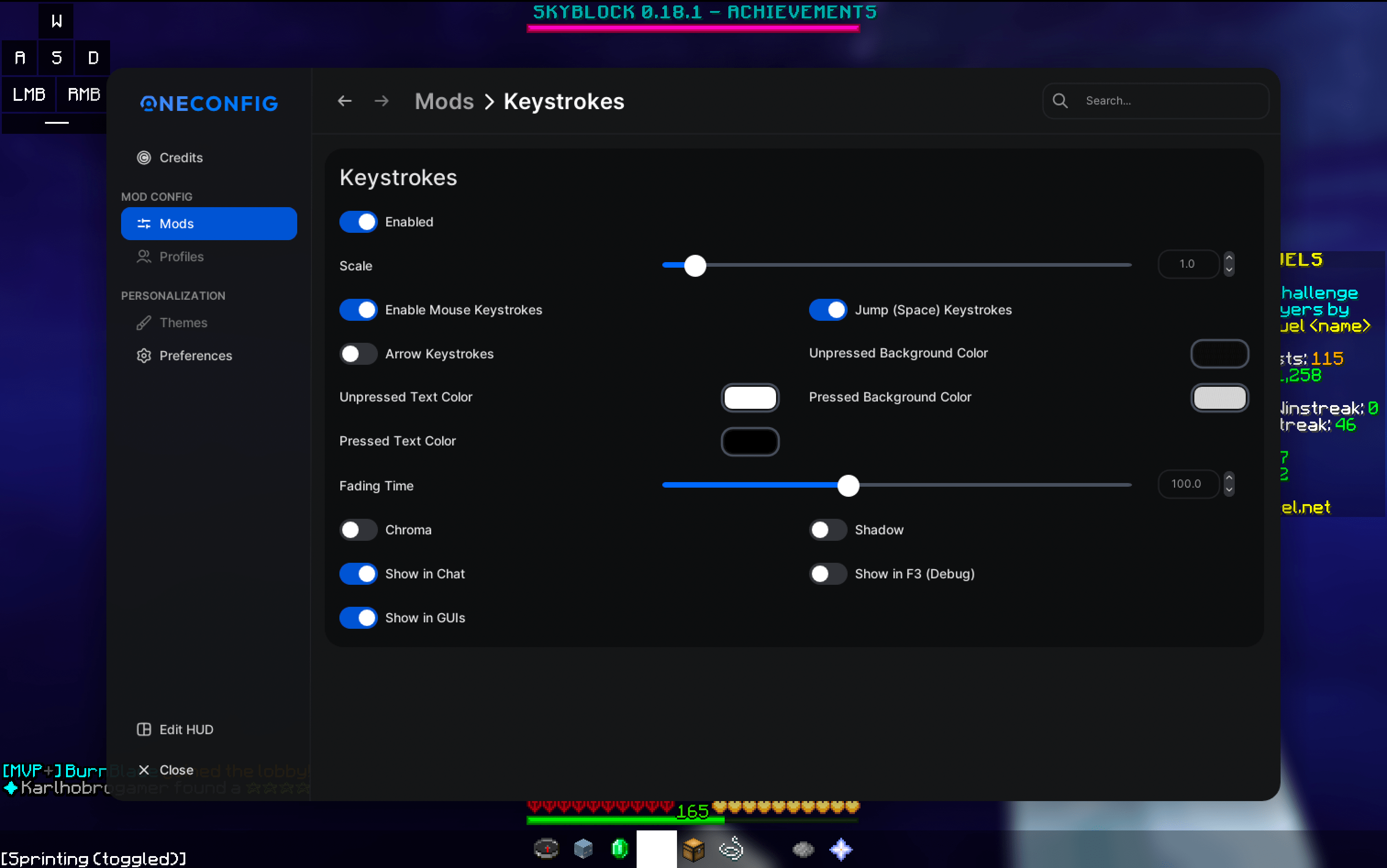 Canelex Keystrokes Revamp - Gallery - Minecraft Mods - CurseForge