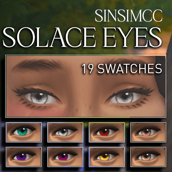 Solace Eyes | SINSIM - Gallery - The Sims 4 Create a Sim - CurseForge