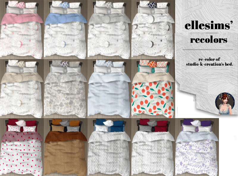ellesims SKC bedspread recolor - Gallery - The Sims 4 Build / Buy ...