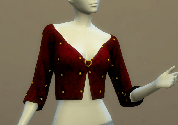 Heart Pin Mohair Cardi - Gallery - The Sims 4 Create a Sim - CurseForge