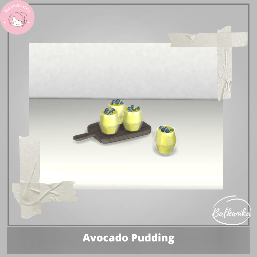 Avocado Pudding - The Sims 4 Mods - CurseForge