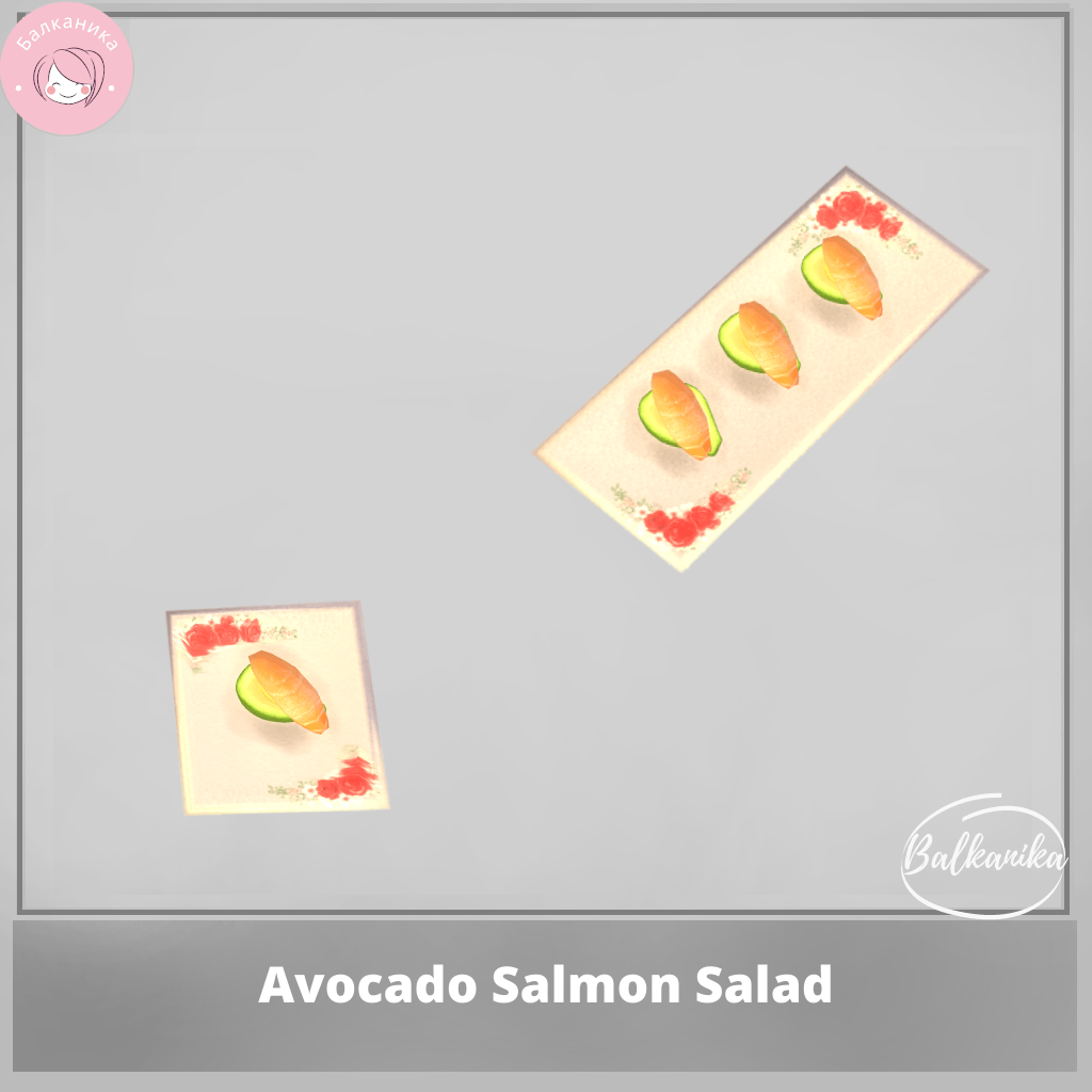 Avocado Salmon Salad - The Sims 4 Mods - CurseForge