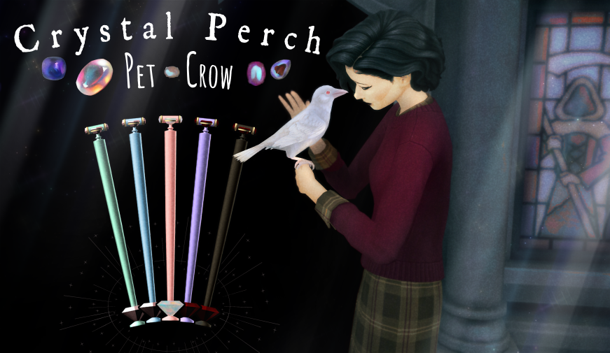 💎Crystal Perch Pet Crow🐦‍⬛ - Gallery - The Sims 4 Build / Buy - CurseForge