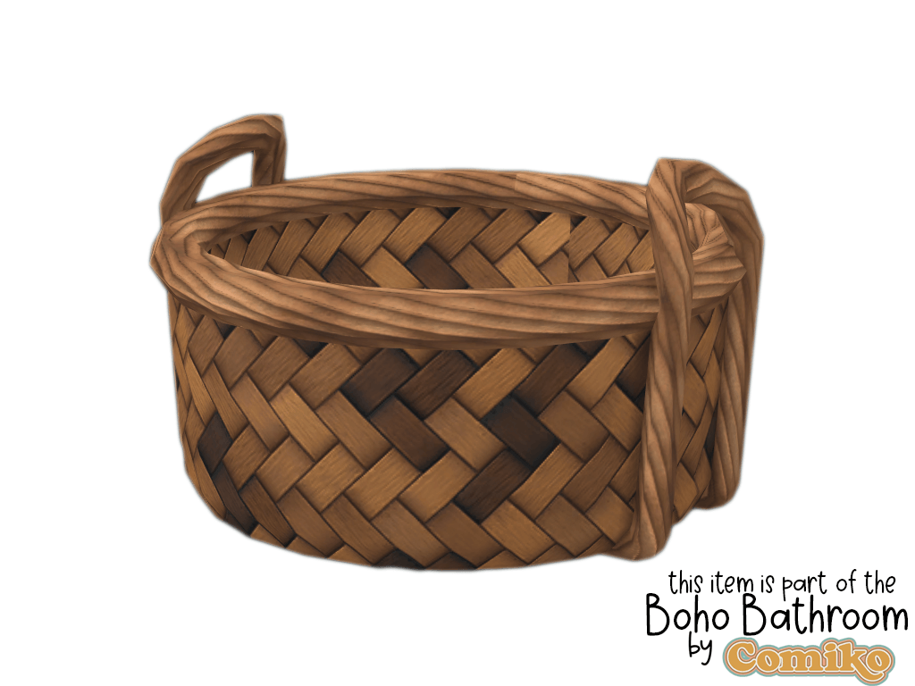 Comiko - Bathroom Boho Basket - Gallery - The Sims 4 Build / Buy ...