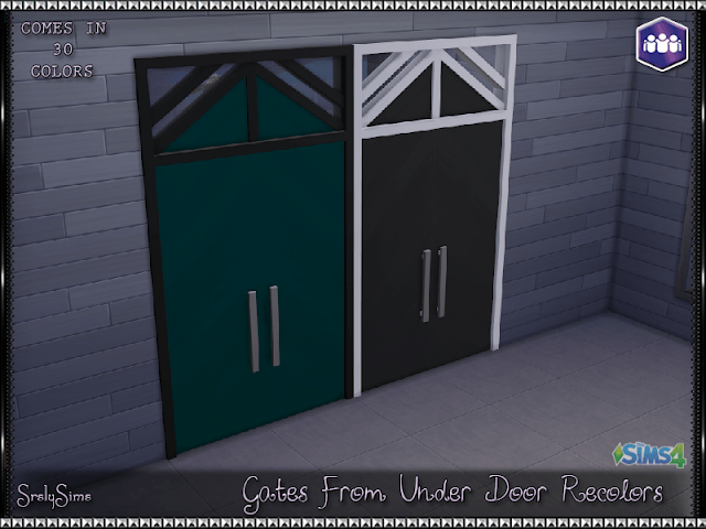 Recolors: Gates From Under Door - Gallery - The Sims 4 Build / Buy ...