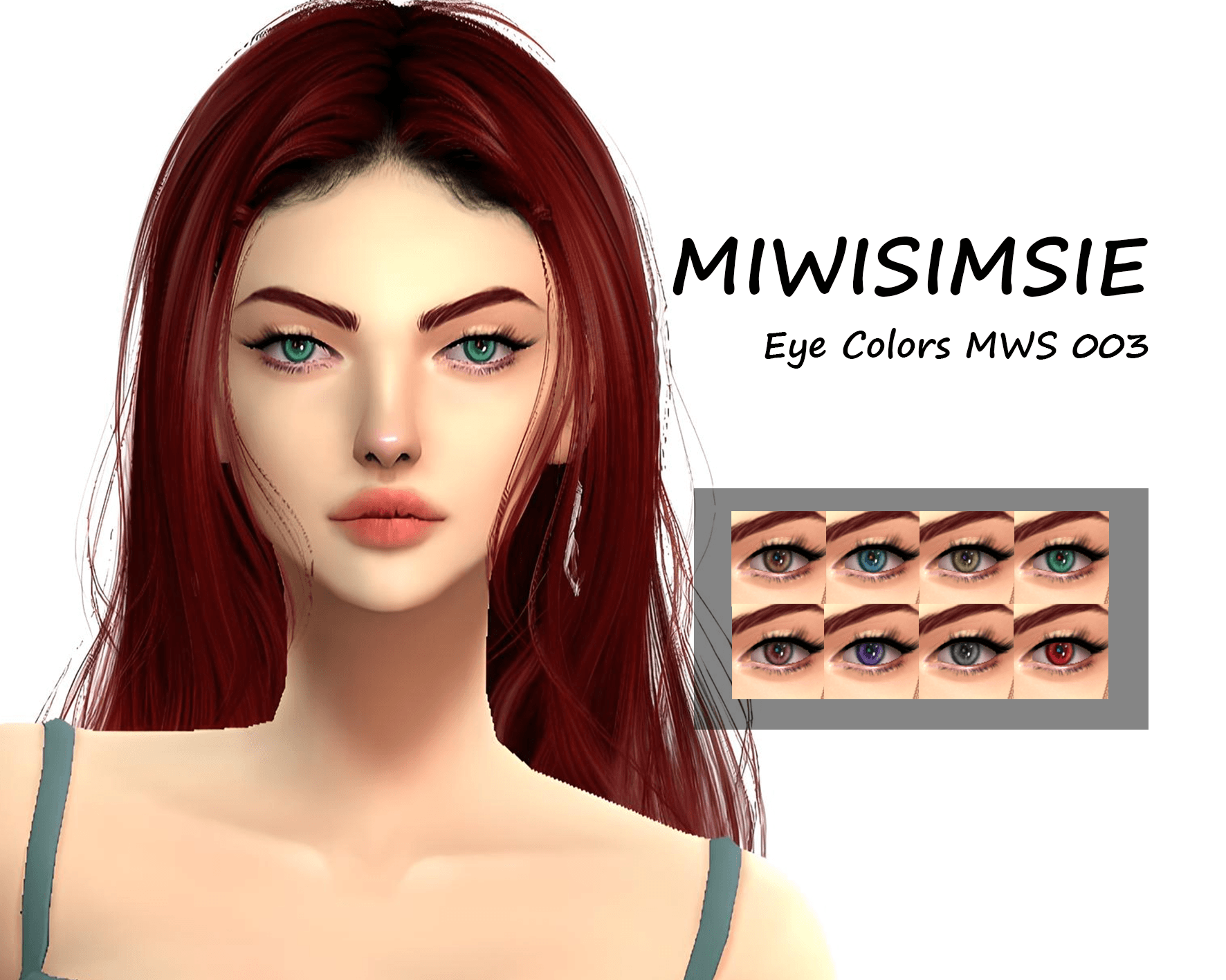 Eye Colors MWS 003 - Gallery - The Sims 4 Create a Sim - CurseForge