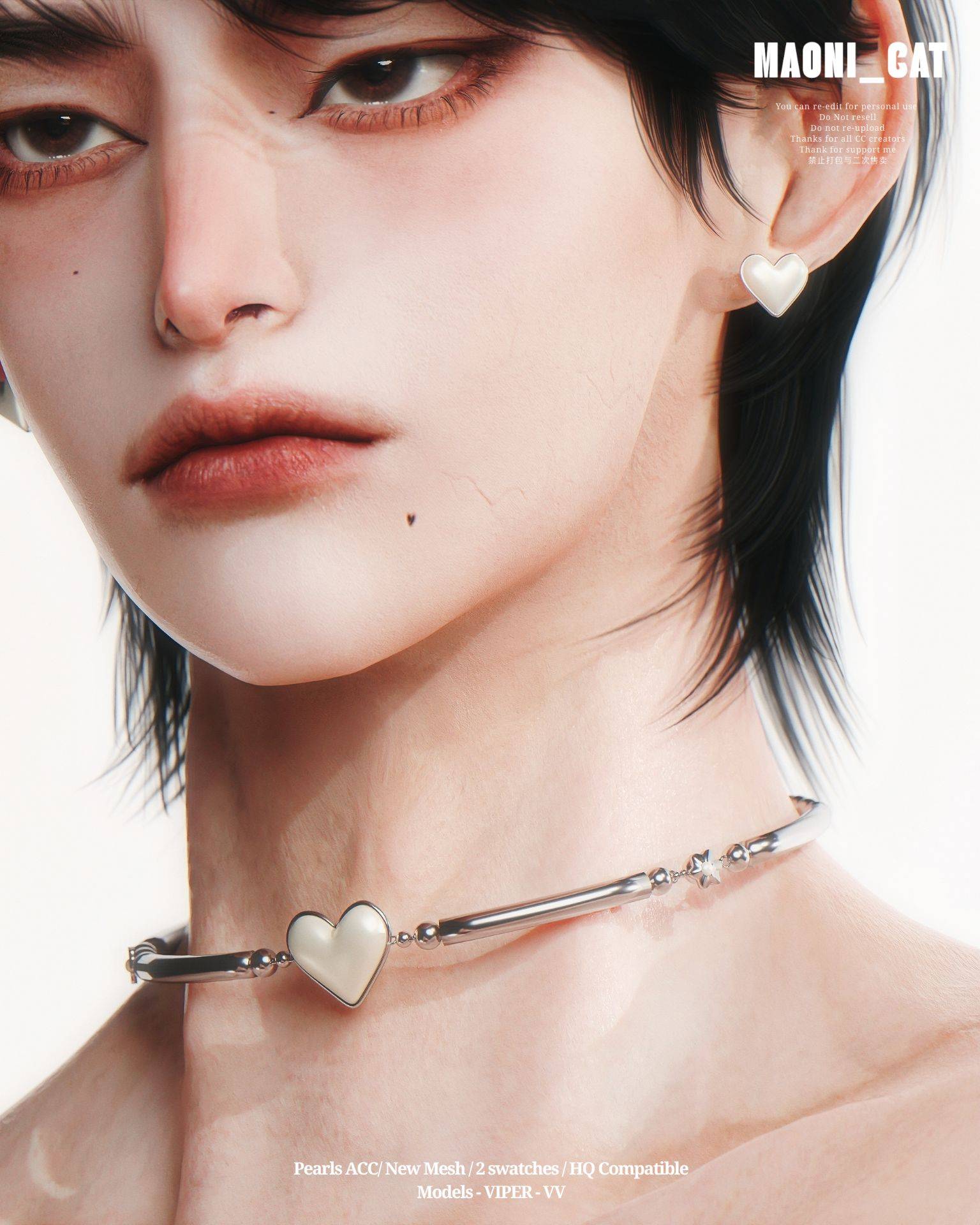 [Maoni_cat]Pearls ACC - Gallery - The Sims 4 Create a Sim - CurseForge