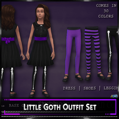 Little Goth Outfit - Gallery - The Sims 4 Create a Sim - CurseForge