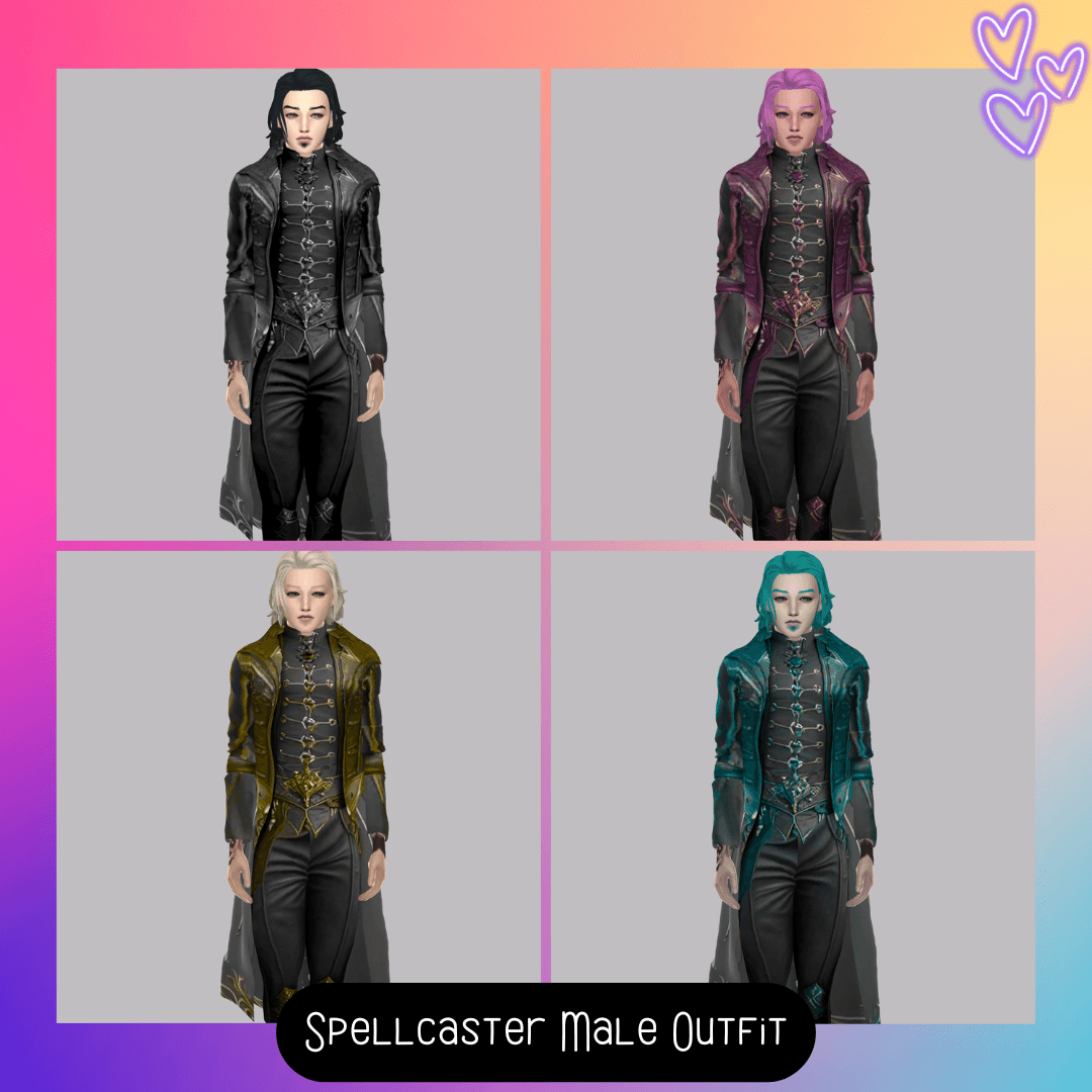 [JBTN] Spellcaster Male Outfit - Gallery - The Sims 4 Create a Sim ...