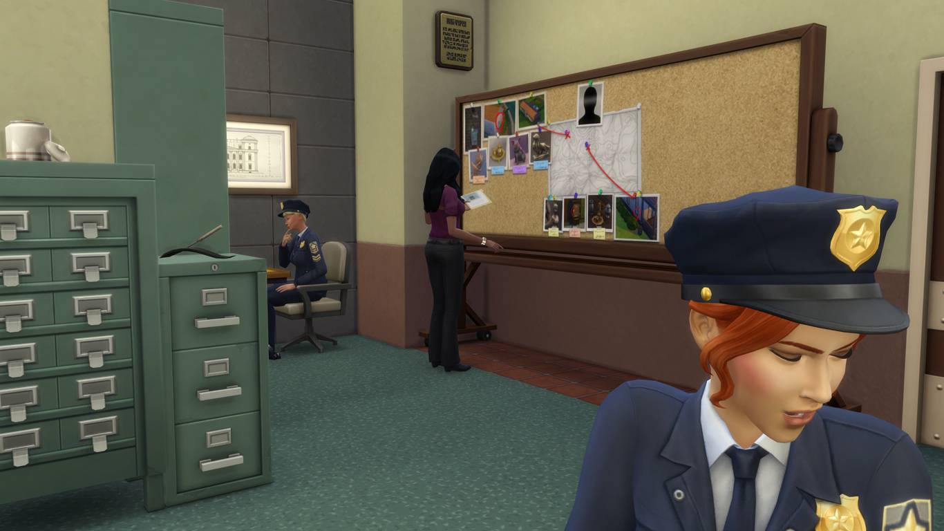 Playtested Police Station - Gallery - The Sims 4 Rooms / Lots - CurseForge
