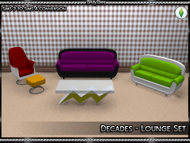 Decades Lounge Set - Gallery - The Sims 4 Build / Buy - CurseForge