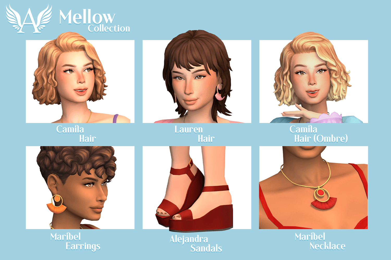 [Angel] Mellow Collection - Gallery - The Sims 4 Create a Sim - CurseForge