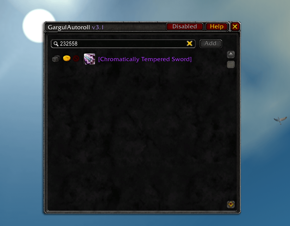 GargulAutoRoll - World of Warcraft Addons - CurseForge