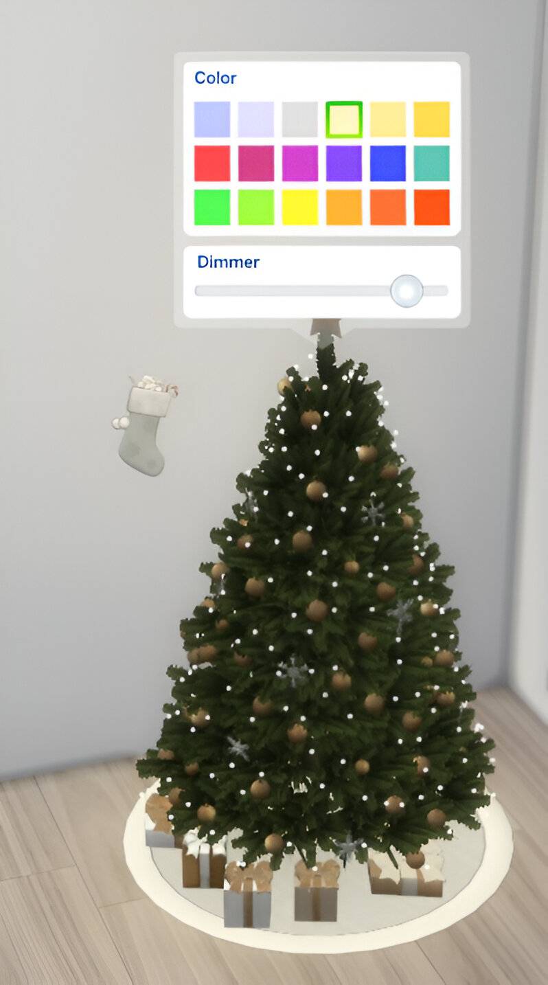 Xmas tree with ornaments & gifts & lights & stand mat - set - Gallery ...