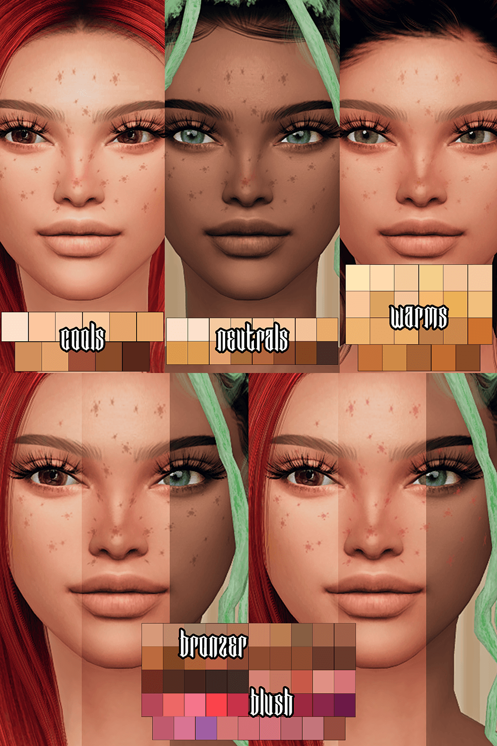 Snowflake Freckles - Gallery - The Sims 4 Create a Sim - CurseForge