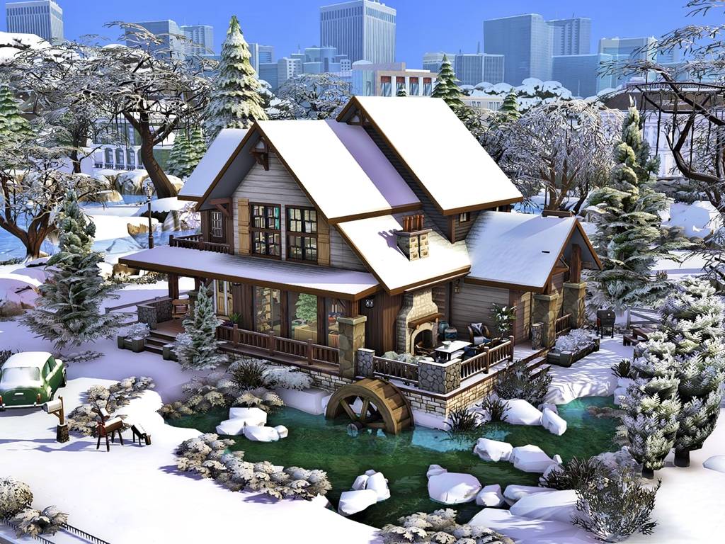 The Winter Cabin - Gallery - The Sims 4 Rooms / Lots - CurseForge
