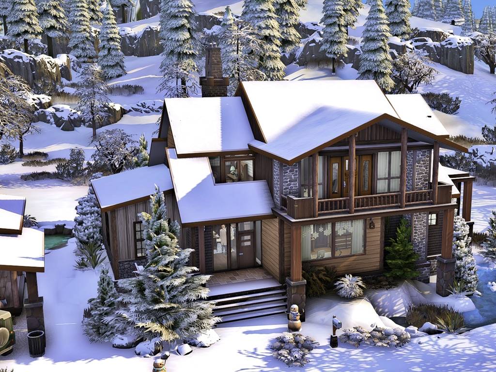 Winter Family Home - Gallery - The Sims 4 Rooms / Lots - CurseForge