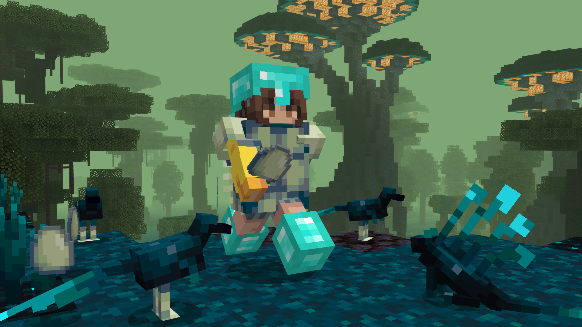 Sculk Dinosaurs Add-On - Gallery - Minecraft Bedrock Addons - CurseForge