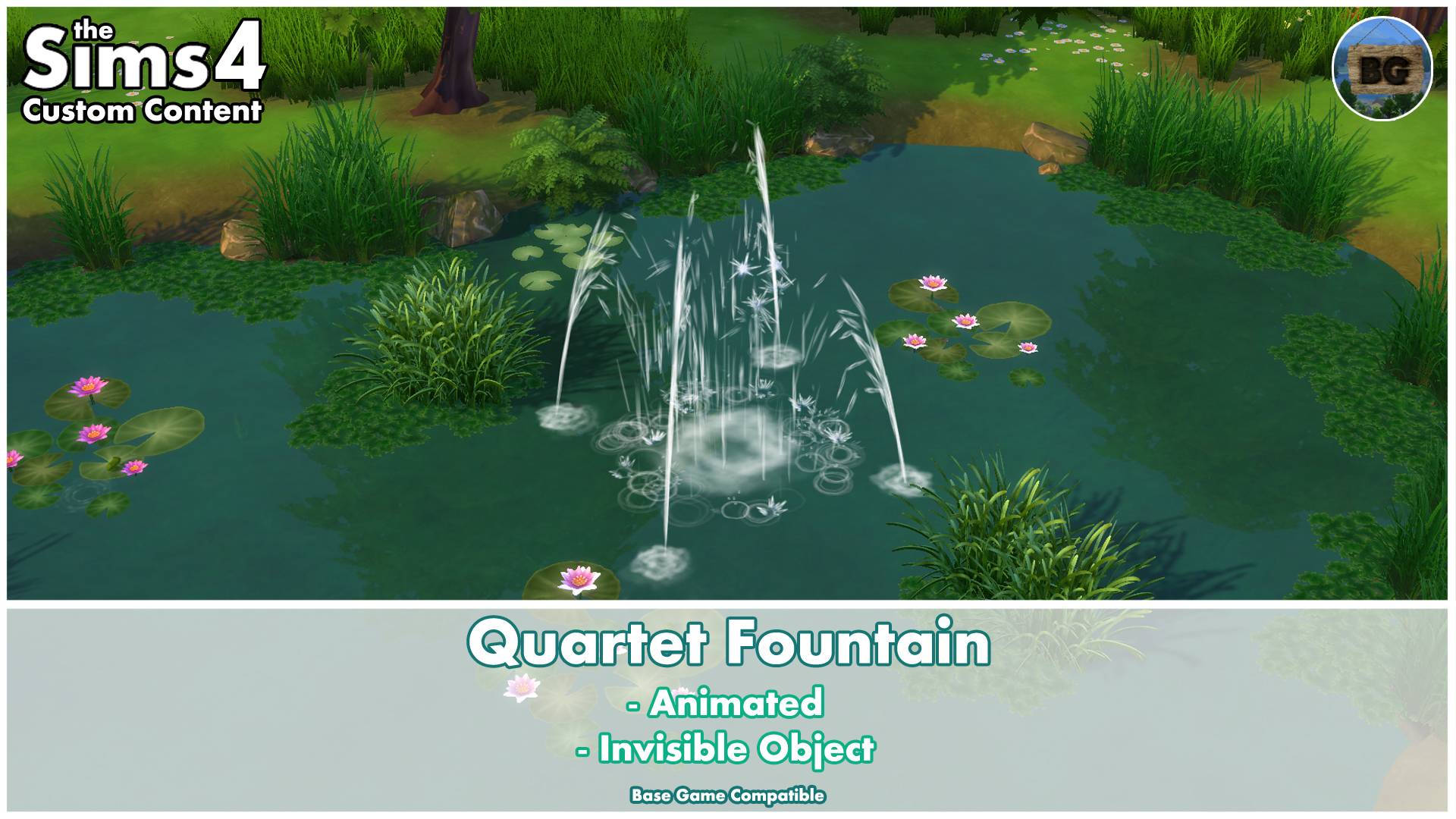 Quartet Fountain ~ Animated - The Sims 4 Build / Buy - CurseForge
