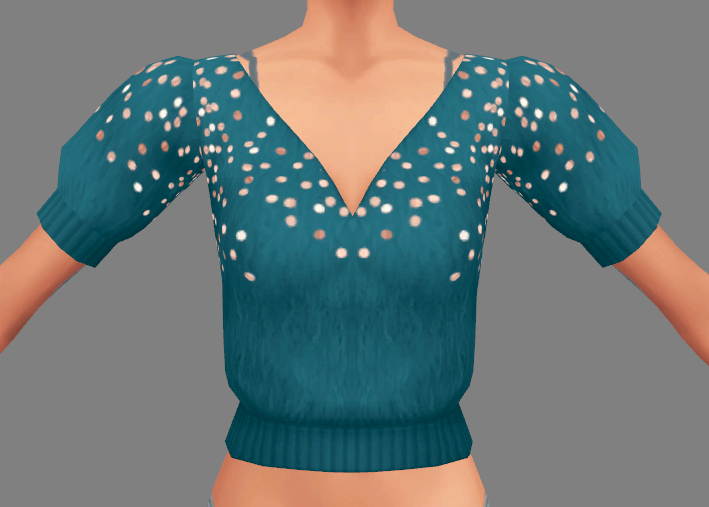 Sequin Mohair Cardi - Gallery - The Sims 4 Create a Sim - CurseForge
