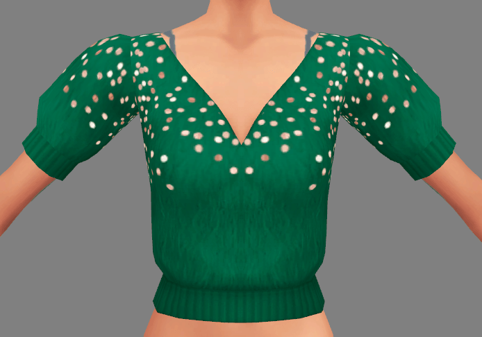 Sequin Mohair Cardi - Gallery - The Sims 4 Create a Sim - CurseForge