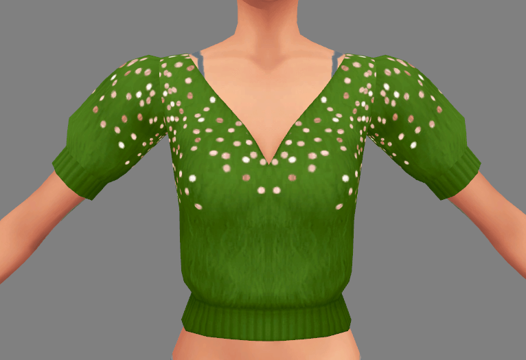 Sequin Mohair Cardi - Gallery - The Sims 4 Create a Sim - CurseForge