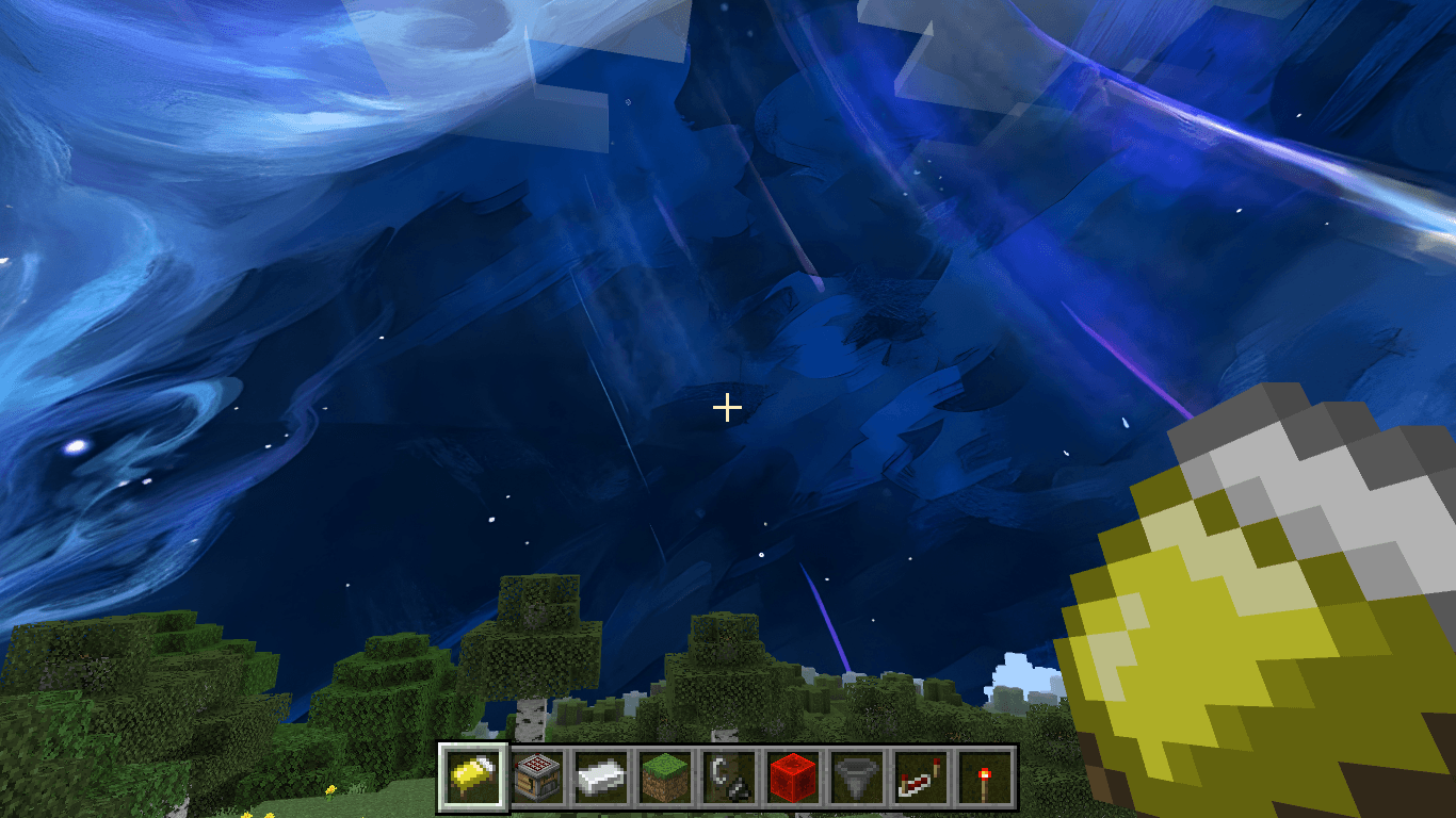 Blue dragon sky overlay - Minecraft Bedrock Texture Packs - CurseForge