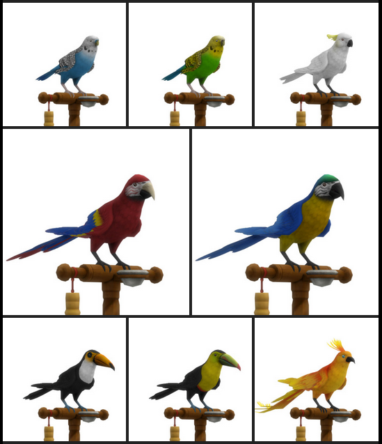 Birds (Part 1) - Gallery - The Sims 4 Build / Buy - CurseForge